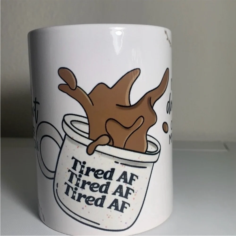 Kitchen | White Coffee Mug With Humorous Quote | Poshmark
